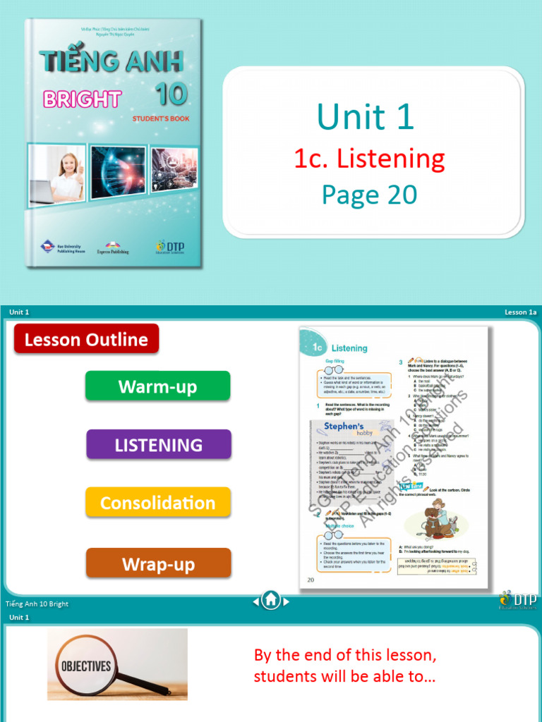 Unit 1.6 - Lesson 1c - Listening - Page 20 _ Listening _ Pronun | PDF ...