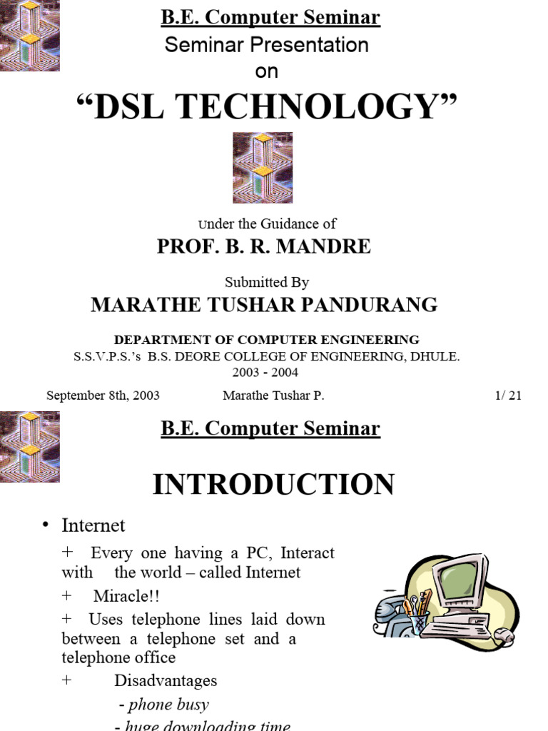 DSLPPT 1 | PDF | Digital Subscriber Line | Physical Layer Protocols