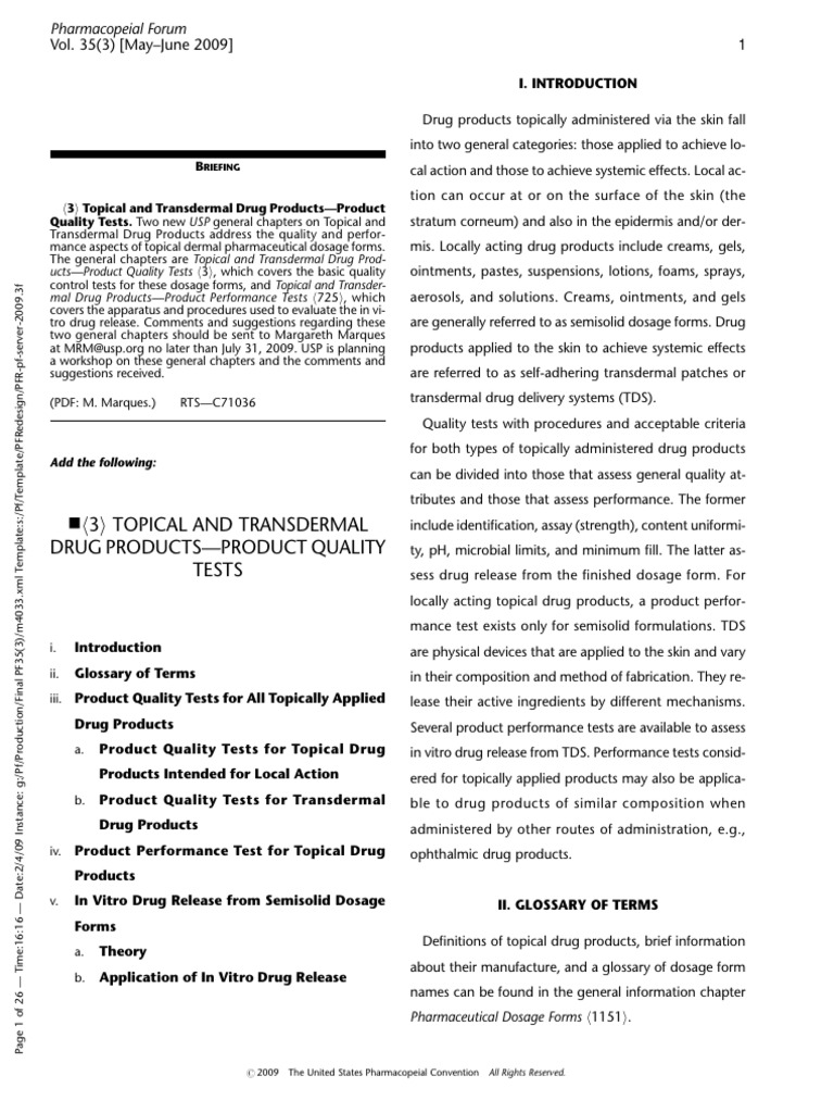 Transdermal Gen Chapter 3 | PDF | Topical Medication | Emulsion