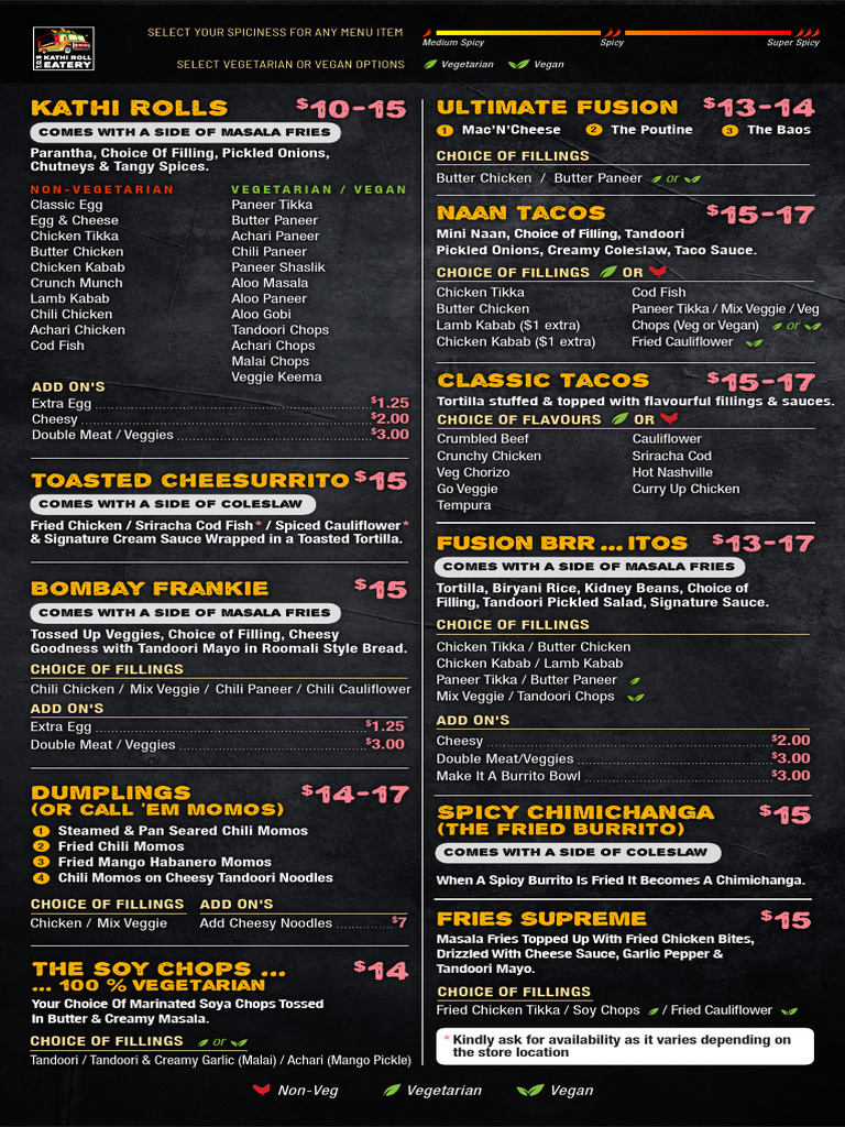 TKRE HS TakeOutMenu Web1 | PDF | Cakes | Kebab