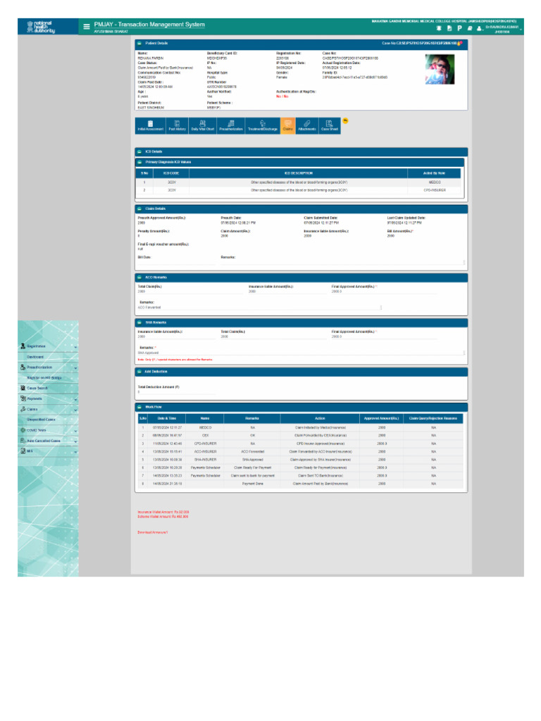 Screencapture Tms Pmjay Gov in OneTMS Loginaction Do 2024 06 20 14 - 18 ...