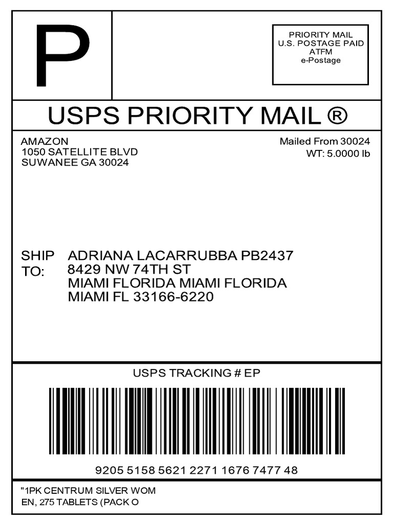07 12 2024 Usps Priority Amazon 81 | PDF | Technology & Engineering