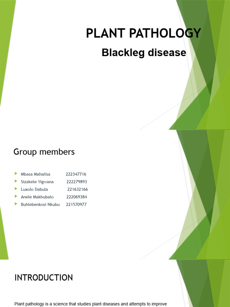 Botany Presentation Pdf Crops Microbiology