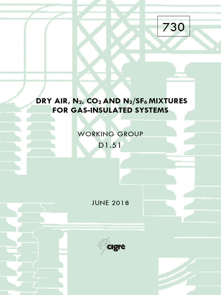 Dry Air, N, Co and N /SF Mixtures For Gas-Insulated Systems | PDF ...