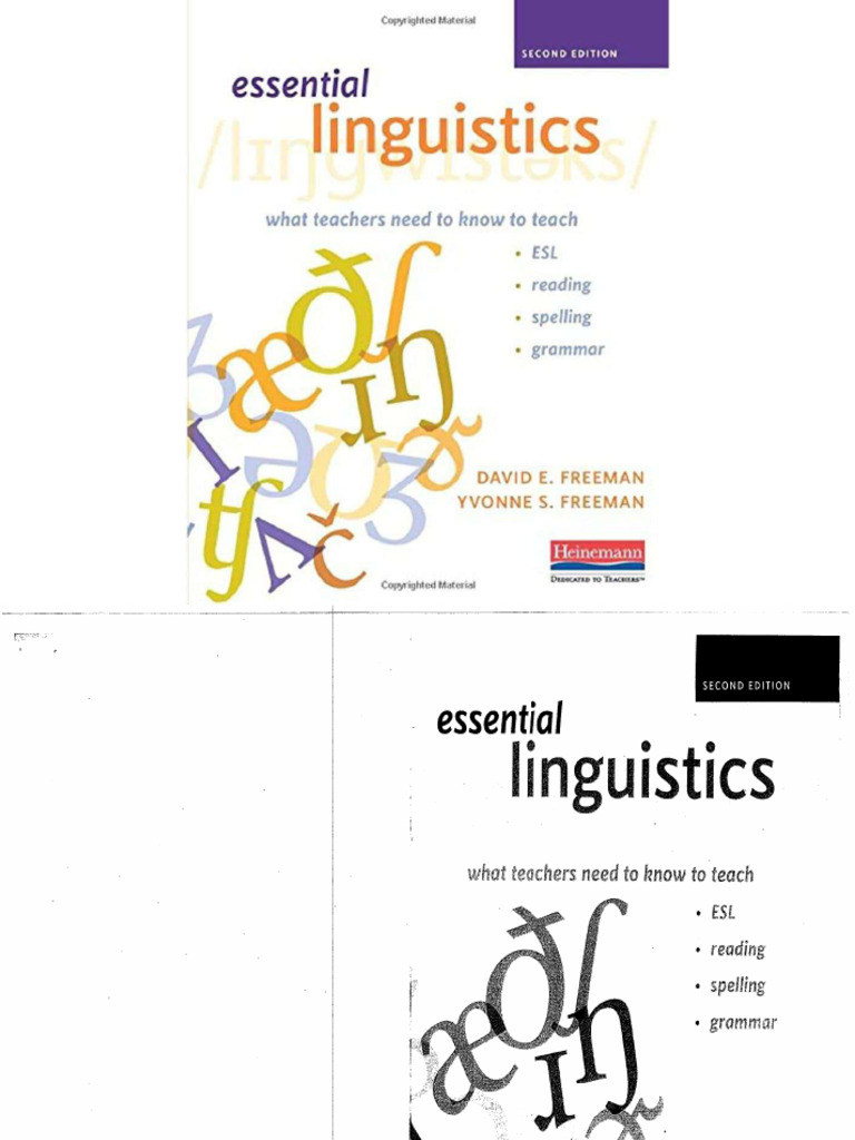Essential Linguistics | PDF