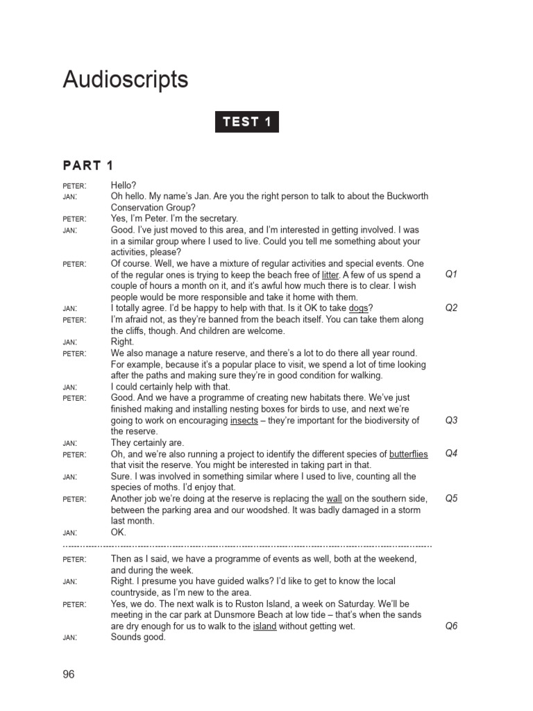 Listening 3 - Script | PDF