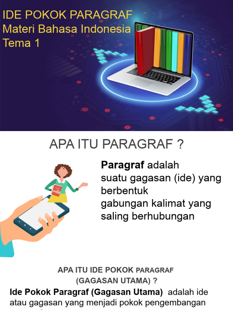Bahasa Indonesia Tema 1 Ide Pokok Paragraf | PDF