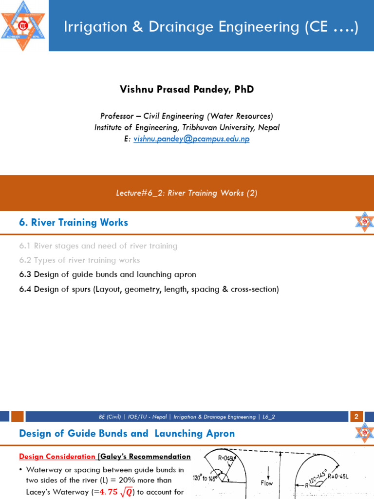 L6 2 River Training Works 2 | PDF | Earth Sciences