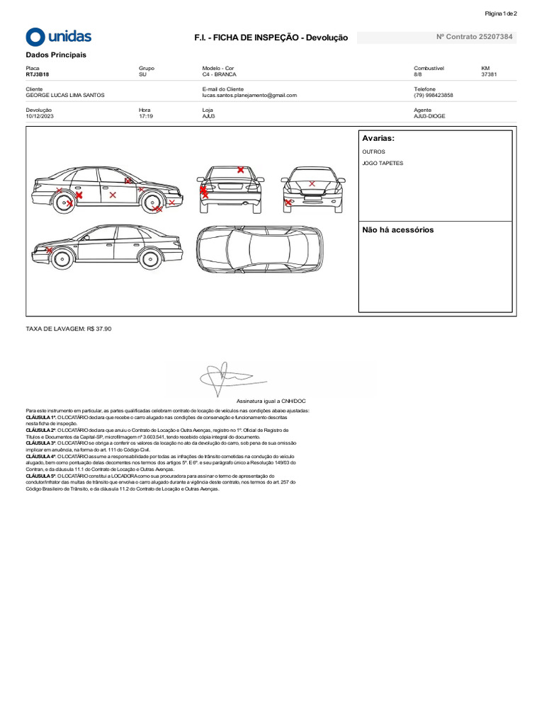 Ficha_Inspecao_25207384 | PDF | Direito Civil (sistema jurídico ...