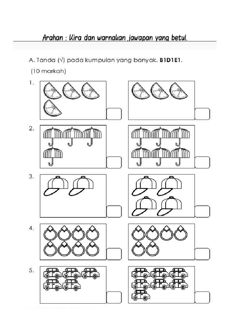 Latihan Bilang Objek 2 | PDF