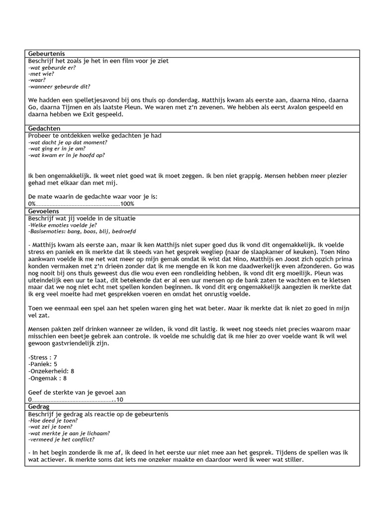 G-Schema Spelletjesavond | PDF