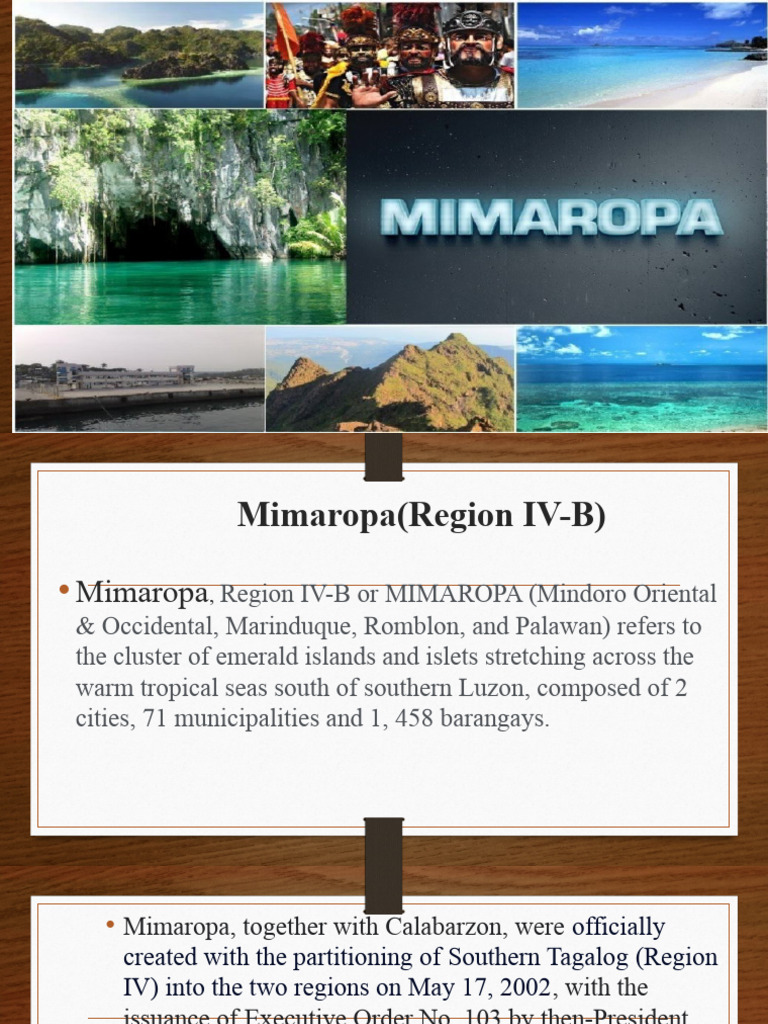 Region 4B Mimaropa | PDF | Social Science | Science & Mathematics