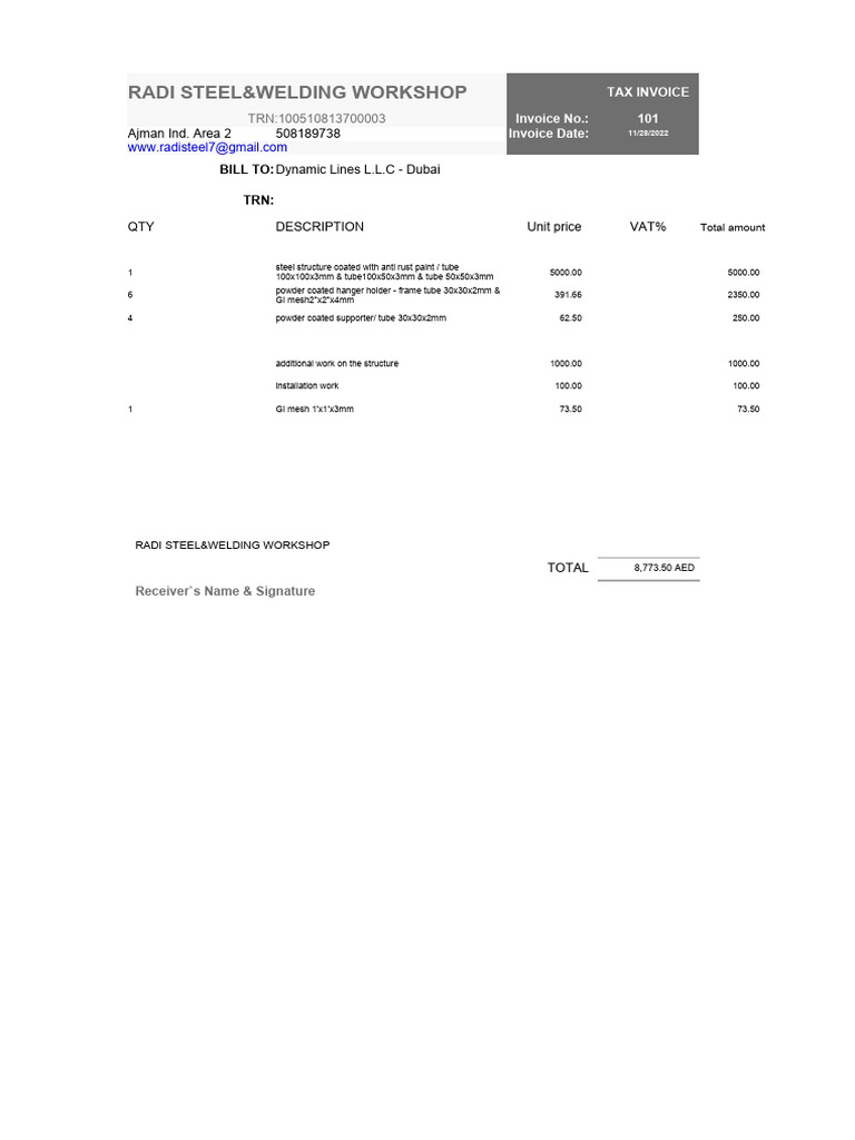 Tax Invoice - Onyx | PDF | Economies | Taxes