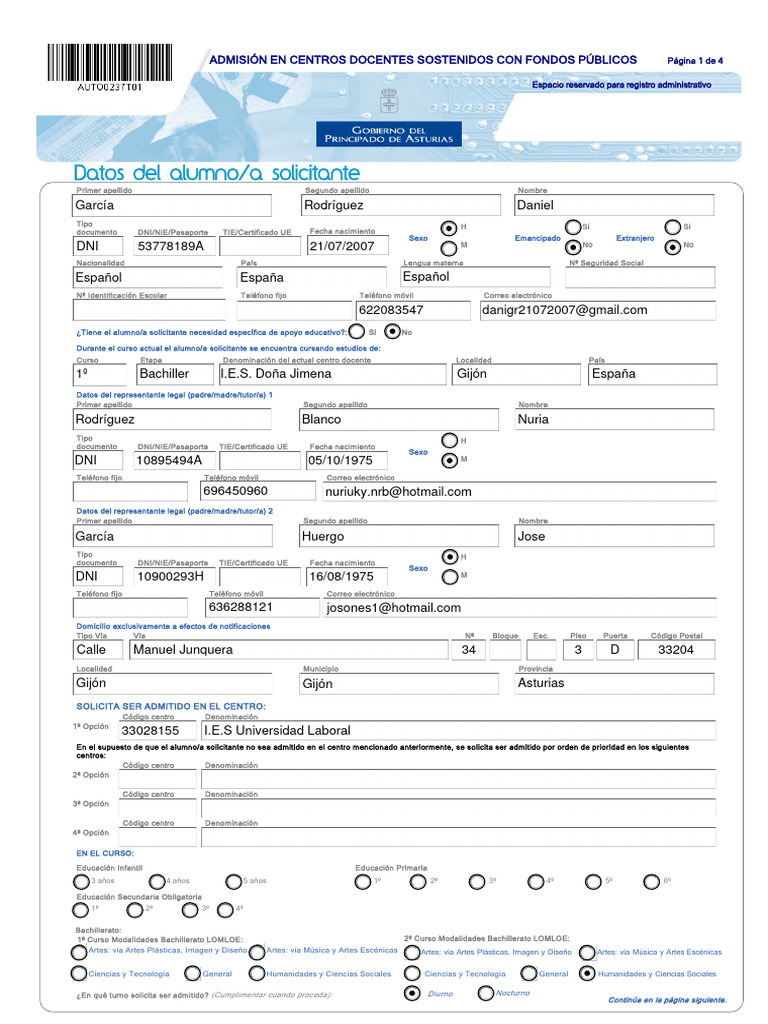 Preinscripcion | PDF | Documento de identidad | Gobierno