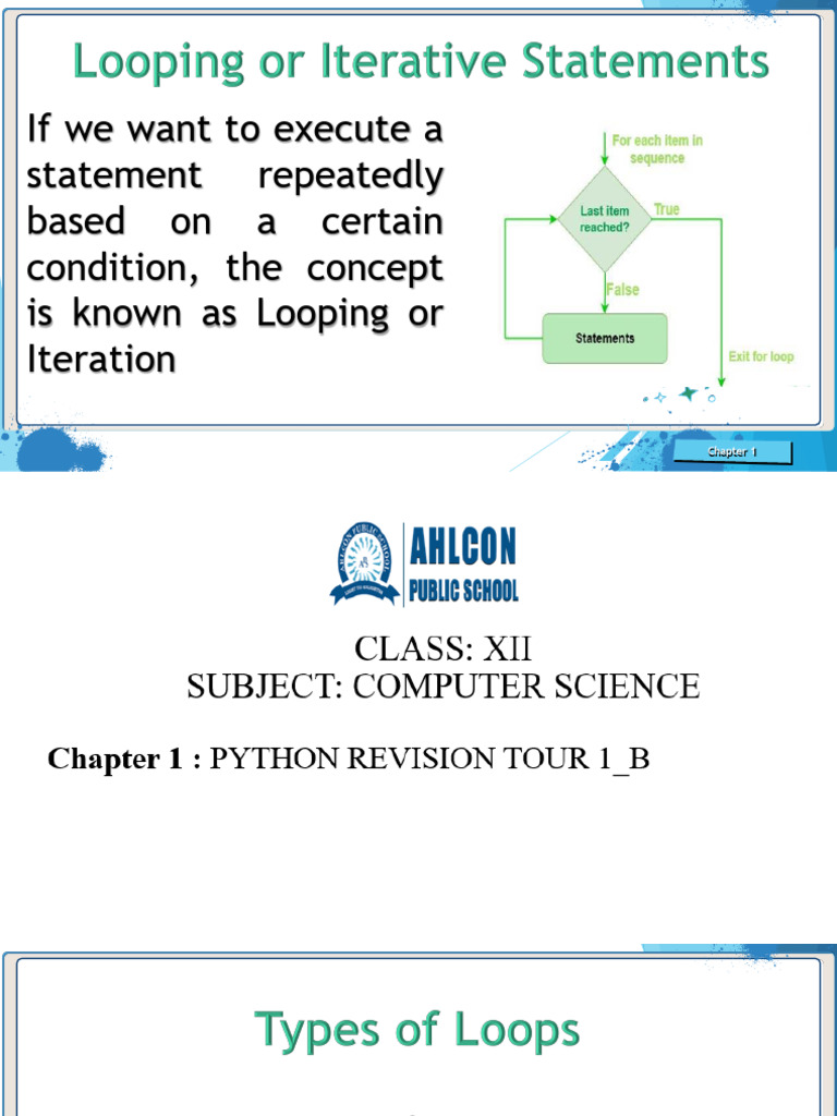 2.xii - CH1 - Python Revision Tour I - B | PDF
