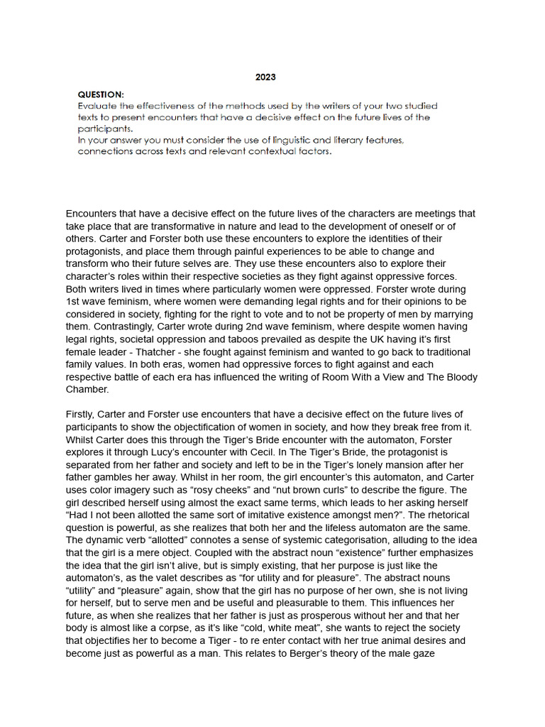 Transformative Encounters in Feminist Literature | PDF | Feminist ...