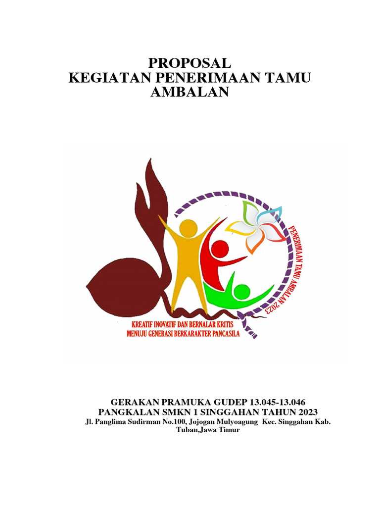 Proposal Penerimaan Tamu Ambalan Pramuka | PDF