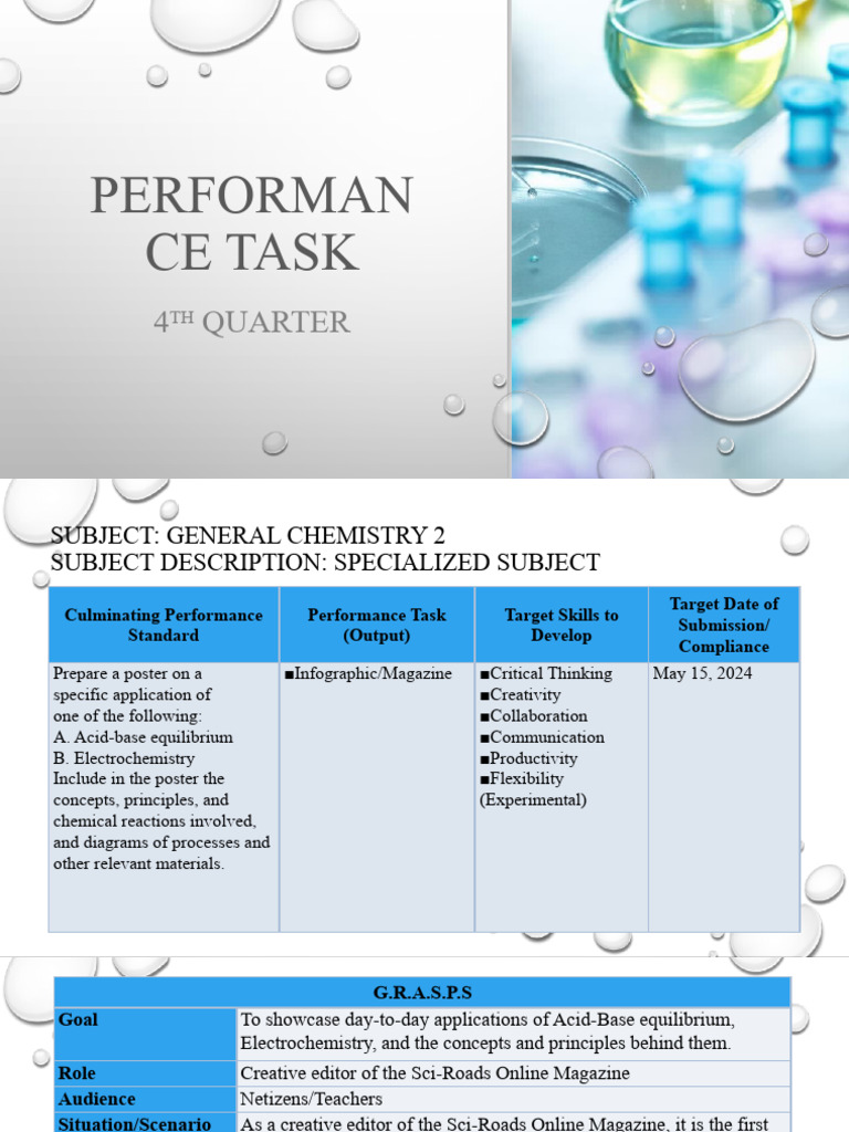 4th Quarter Performance Task | PDF | Typography | Page Layout