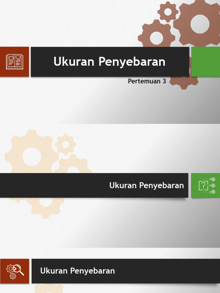 Ukuran Penyebaran | PDF