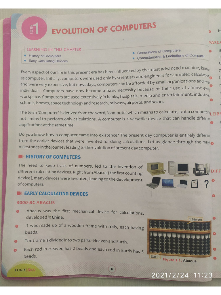 Computer Science - Chapter 1 | PDF Computer Science - Chapter 1 | PDF