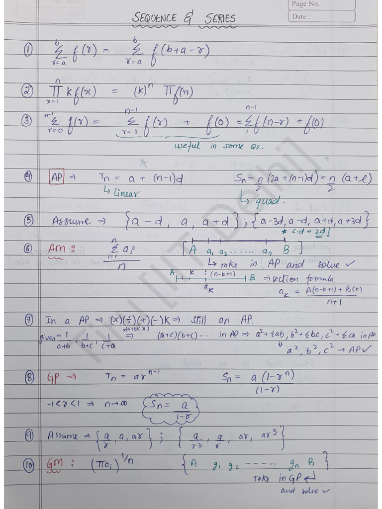 Sequences and Series | PDF