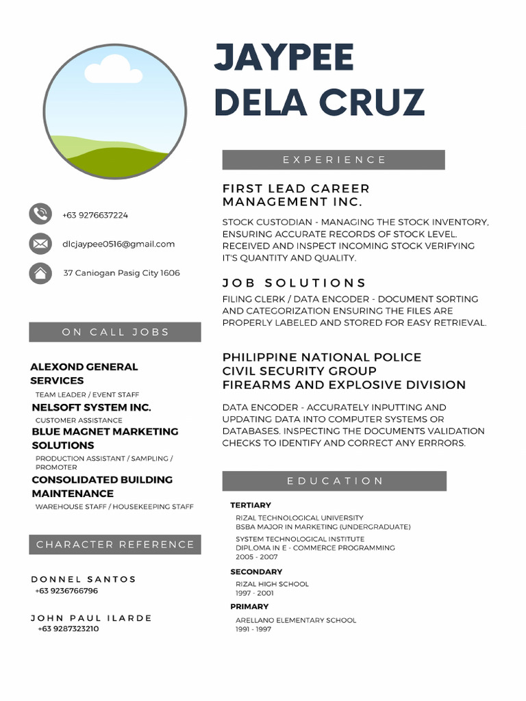 Blue Professional Modern CV Resume - 20240122 - 202007 - 0000 | PDF