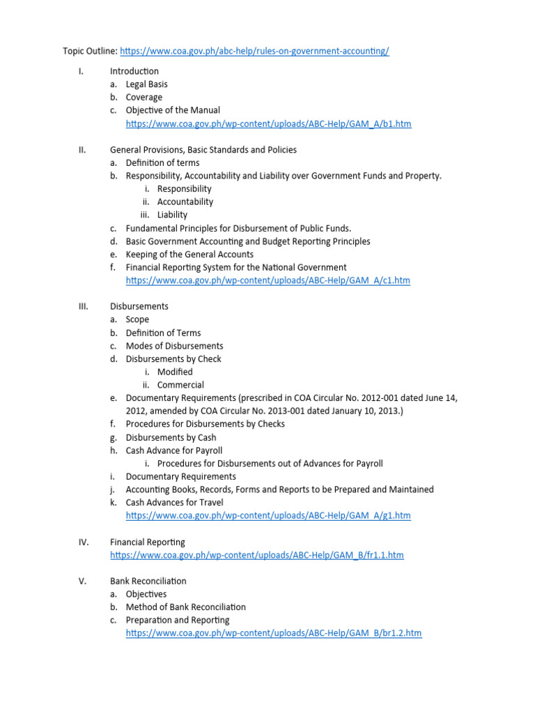 Topic Outline Group 2 Accounting | PDF | Business | Law