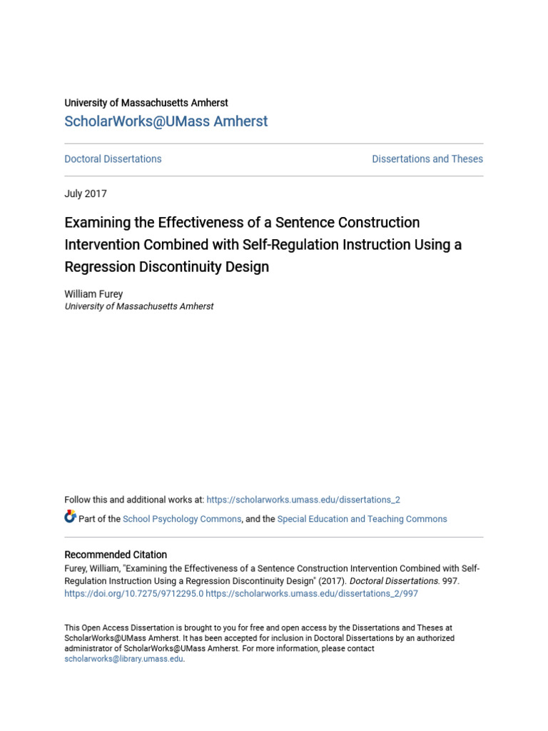 Examining The Effectiveness of A Sentence Construction Interventi | PDF ...