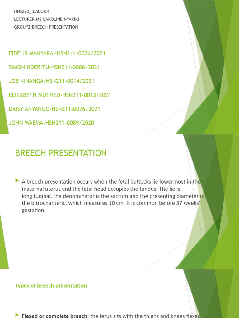 Understanding Breech Presentation in Pregnancy | PDF | Childbirth ...