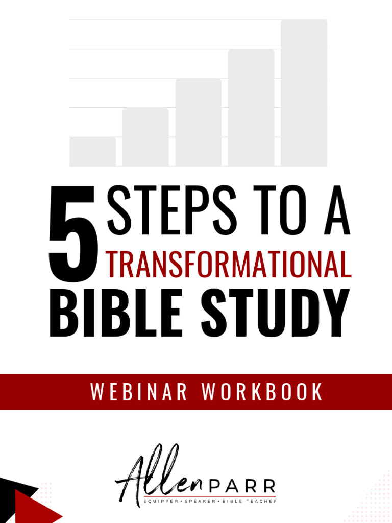 Bible Study Transformation Workbook | PDF | Bible | Chapters And Verses ...