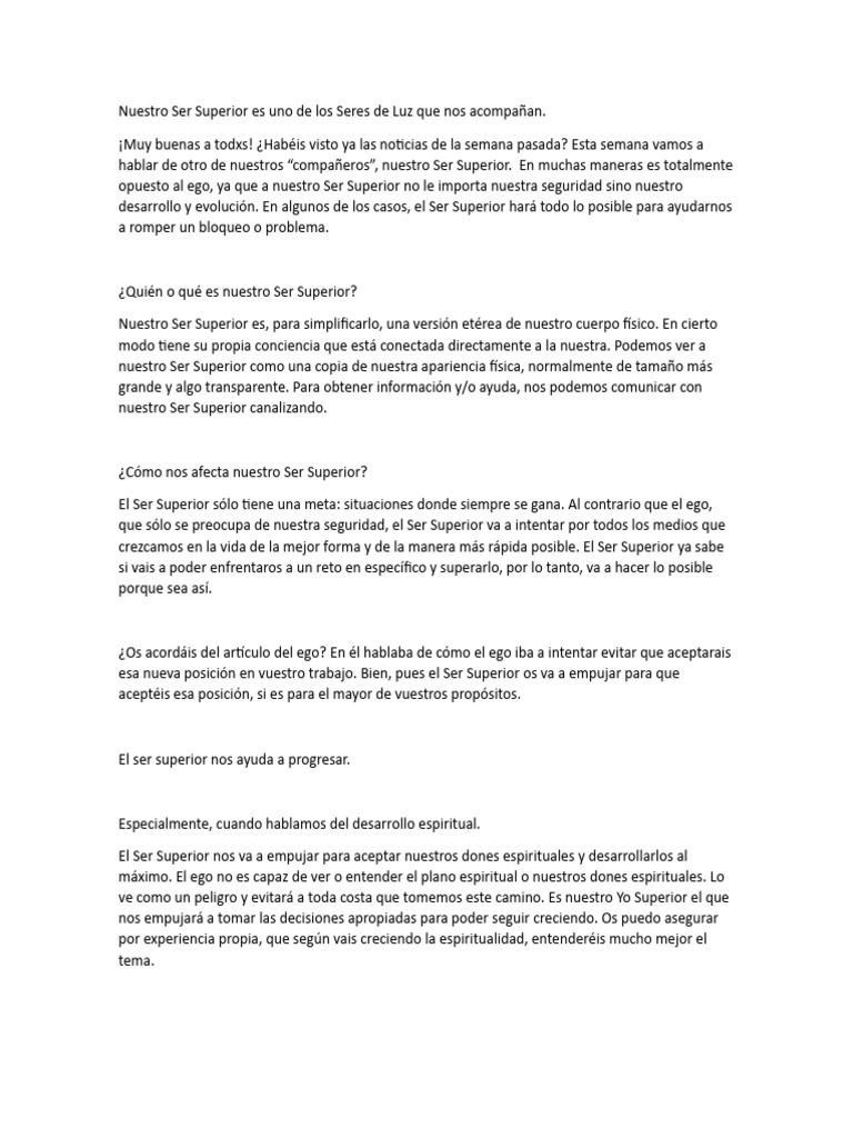 Ser Superior | PDF | Felicidad | Experiencia