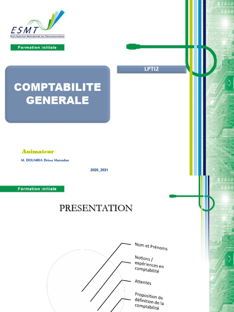 Compta Generale - Lpti2 | PDF | Comptabilité | Bilan comptable