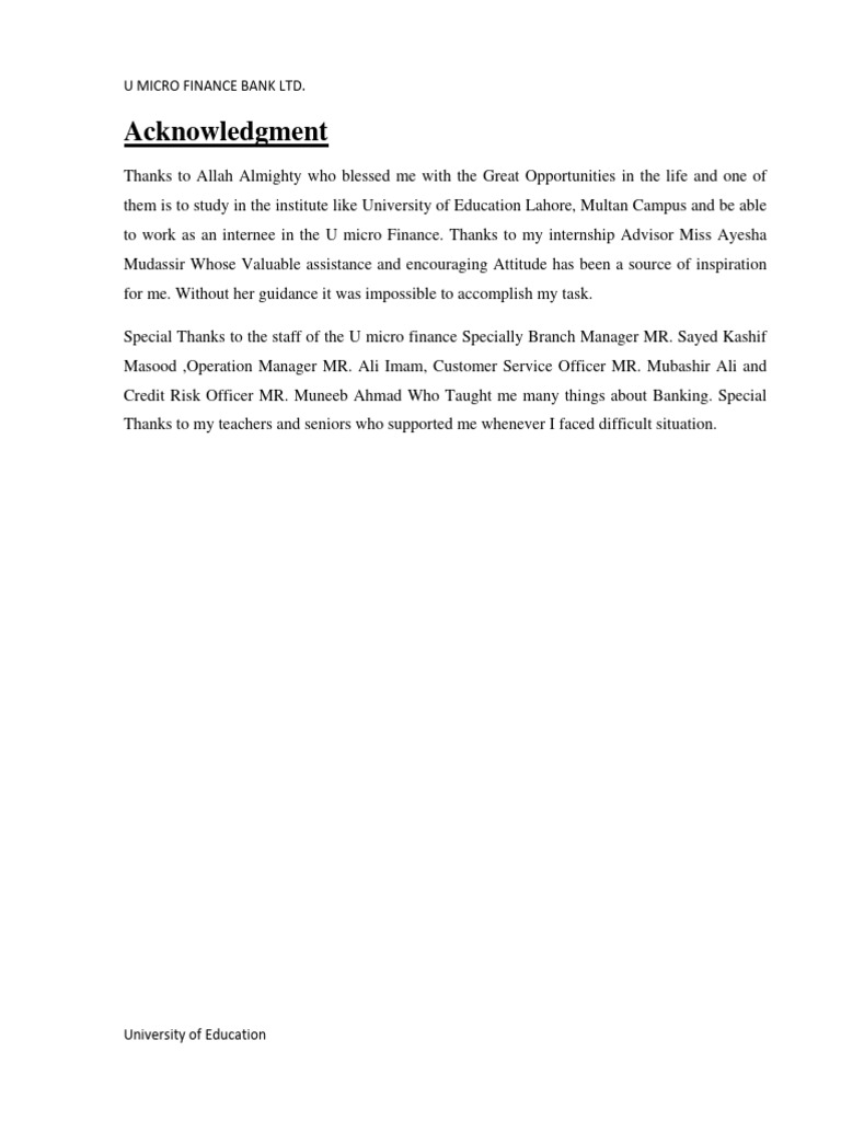 Final Report | PDF | Microfinance | Banks