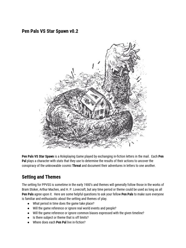 Pen Pal vs Star Spawn | PDF