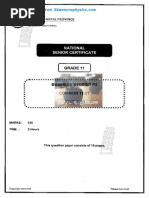 Grade 11 Mathematics Framework 2025 June Paper 2 | PDF | Circle | Line ...