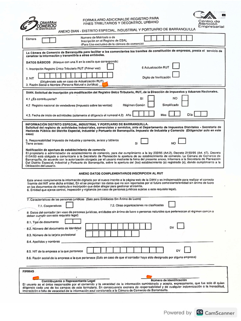 formulario de control | PDF