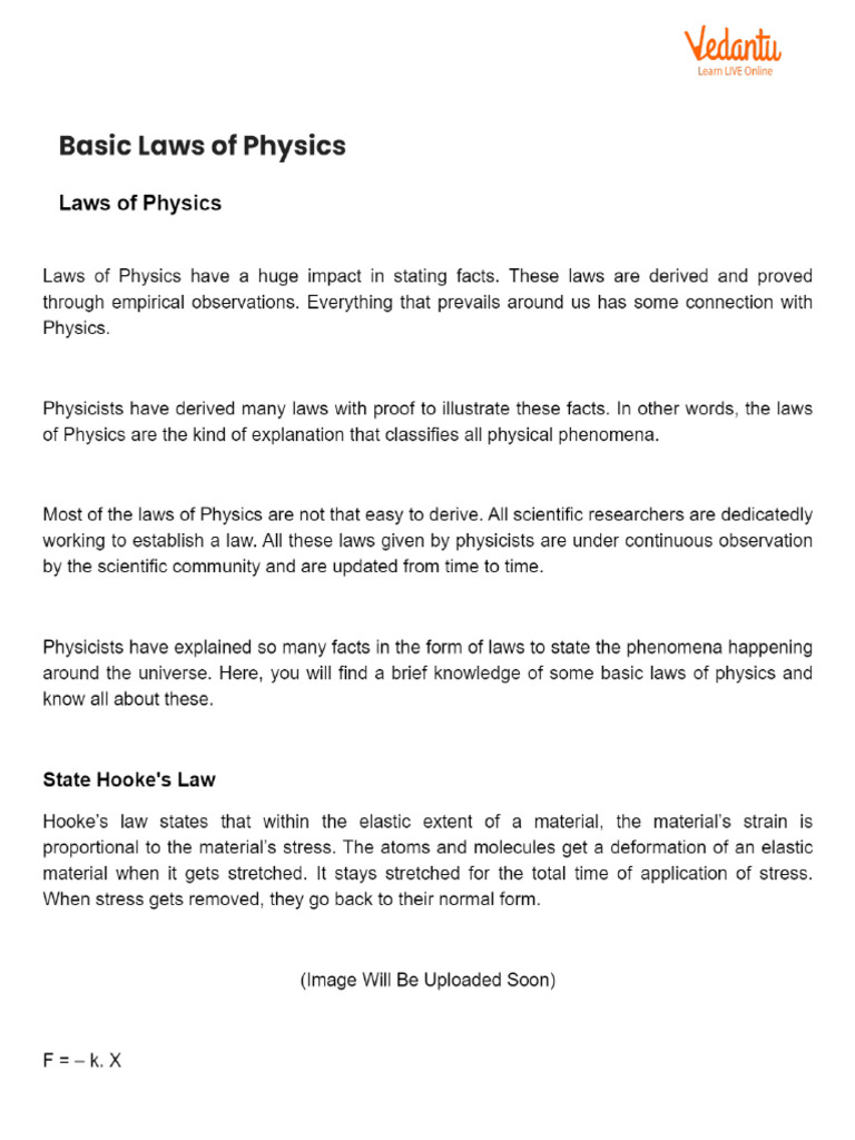 Basic Laws of Physics | PDF