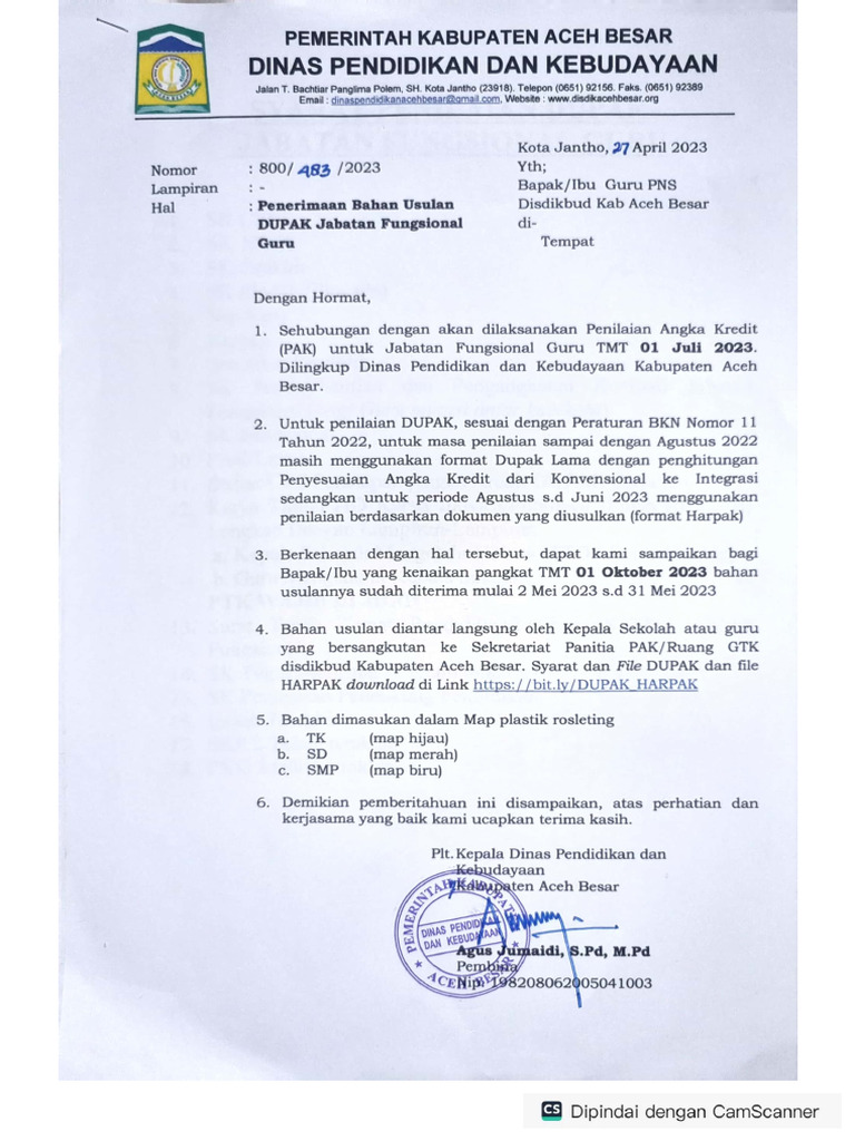 penerimaan_berkas_pangkat_jbtn_fungsional_guru_(1) | PDF