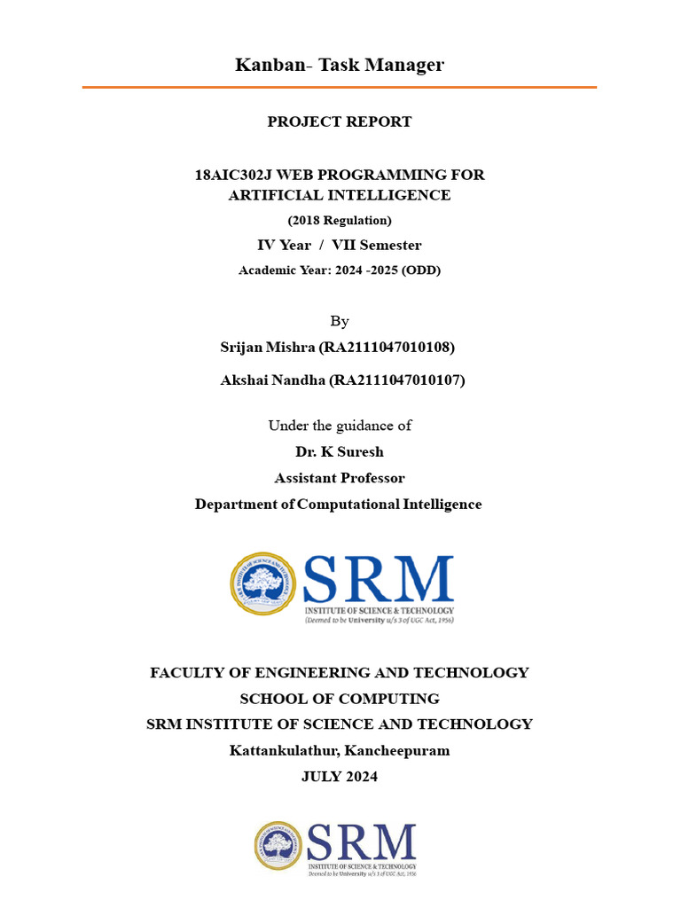 Srijan Mishra 108 Web Application | PDF | Agile Software Development ...