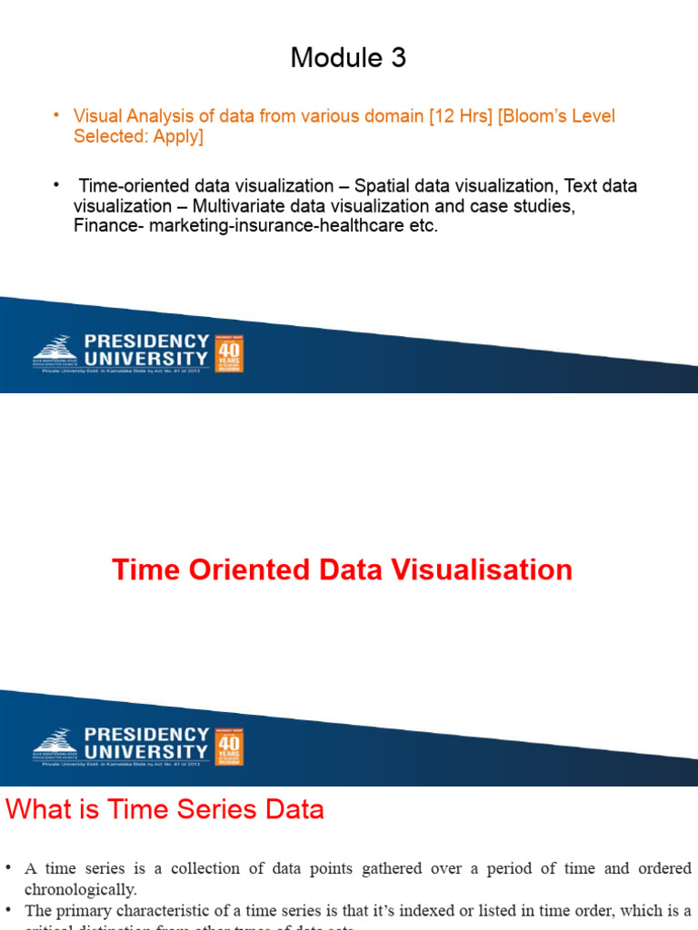 Module 3 - Time Oriented Data-1 | PDF | Time Series | Time