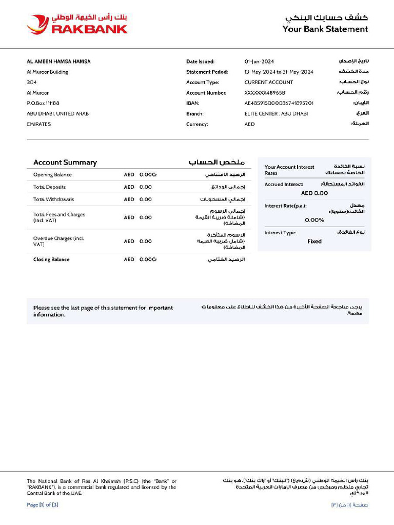 Bank Statement | PDF