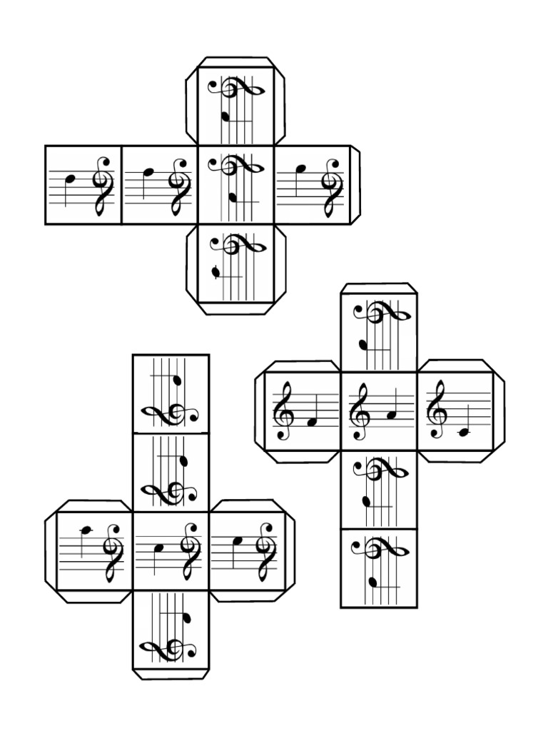 Dado Musical Notas | PDF