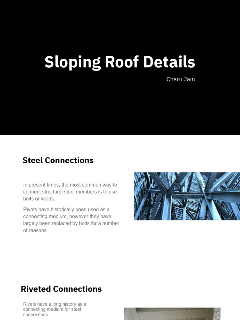 Sloping Roof Details | PDF