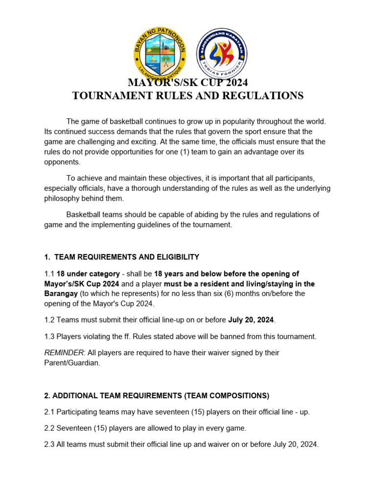 Mayors Cup 2024 | PDF | Justice | Crime & Violence Mayors Cup 2024 | PDF | Justice | Crime & Violence