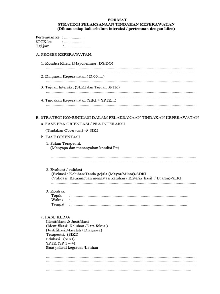 FORMAT SPTK Revisi 2023 | PDF