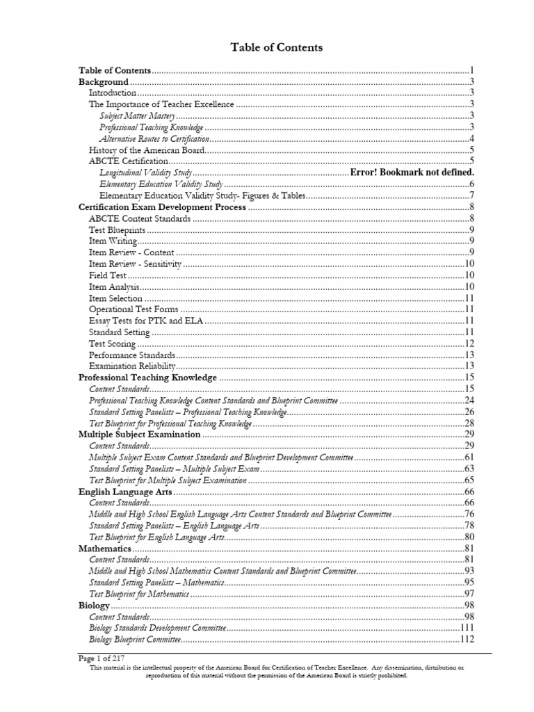 ABCTE ExecSummary 042710 | PDF | Teachers | Certification