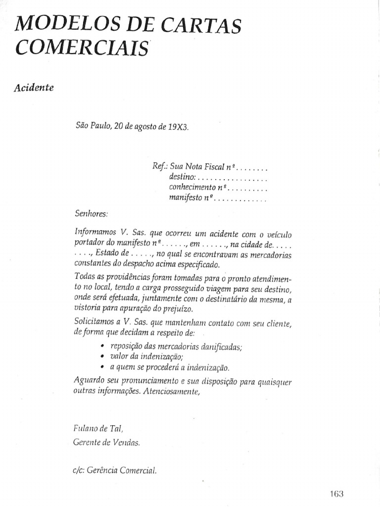 Modelos de Cartas | PDF