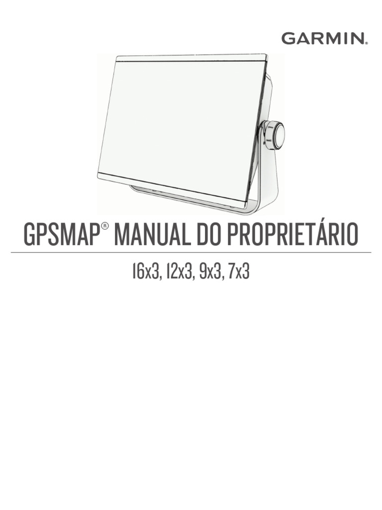 Manual do Proprietário GPSMAP Garmin | PDF | Radar | Sonar