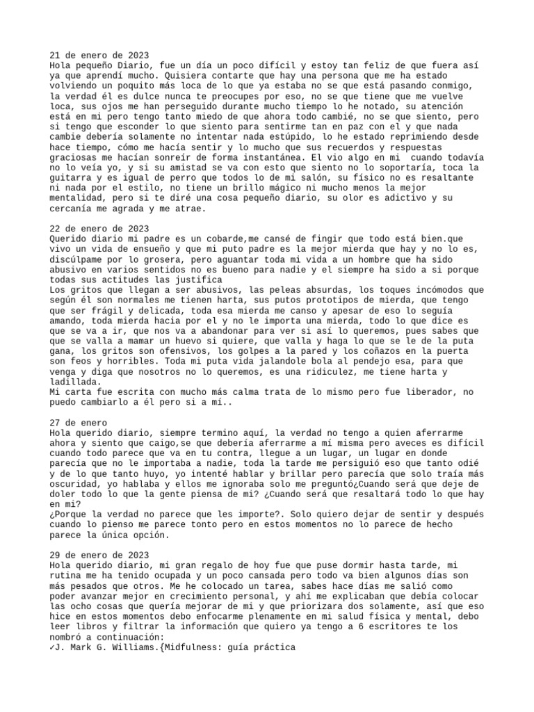 Pequeño Diario | Descargar gratis PDF | Amor | Verdad