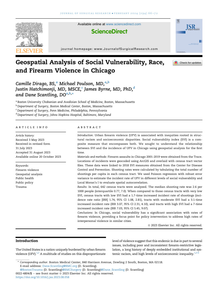 Geospatial Analysis Of Social Vulnerability Race Pdf Home Owners Loan Corporation Race
